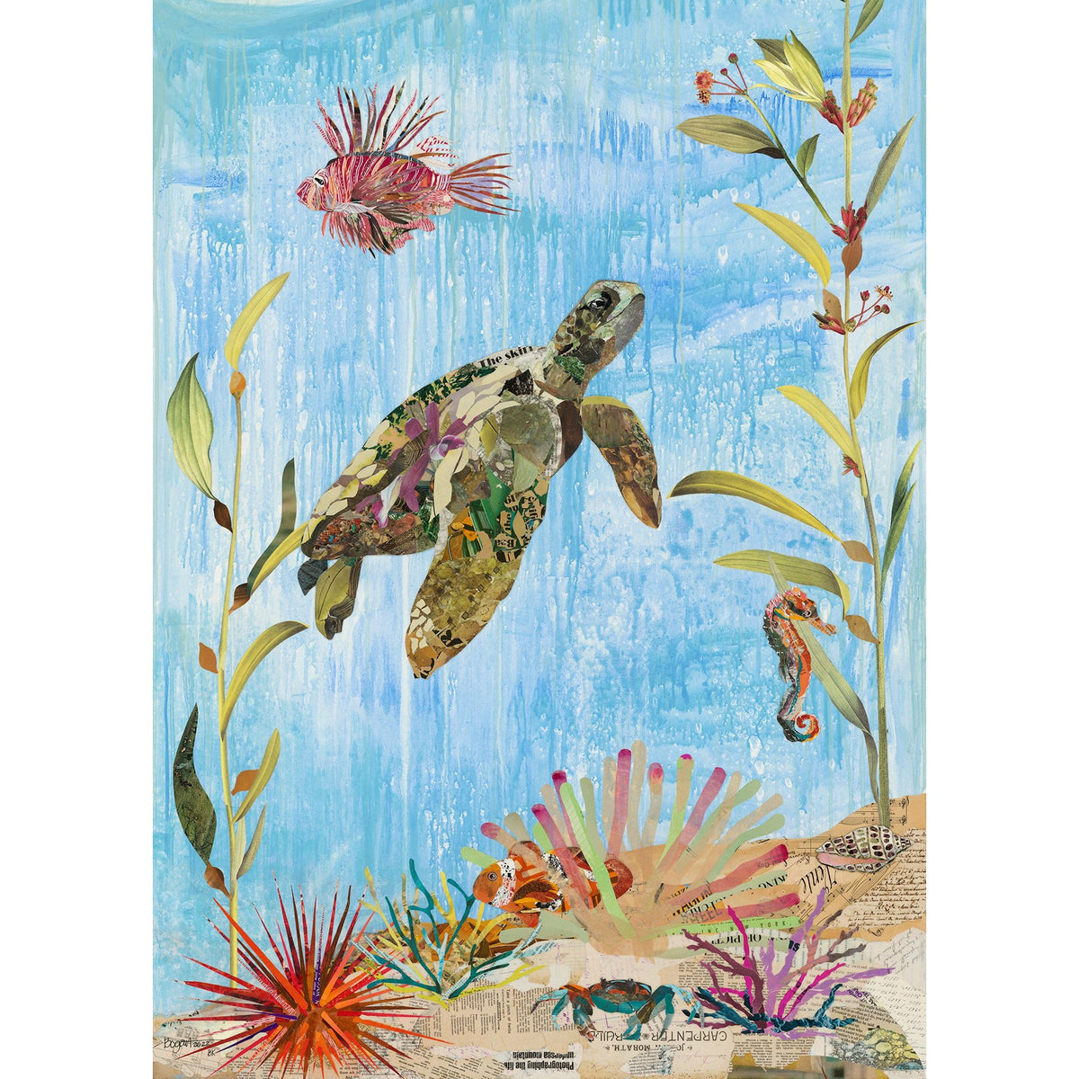 Acrylic Framed Sea of Life II – Brenda Bogart
